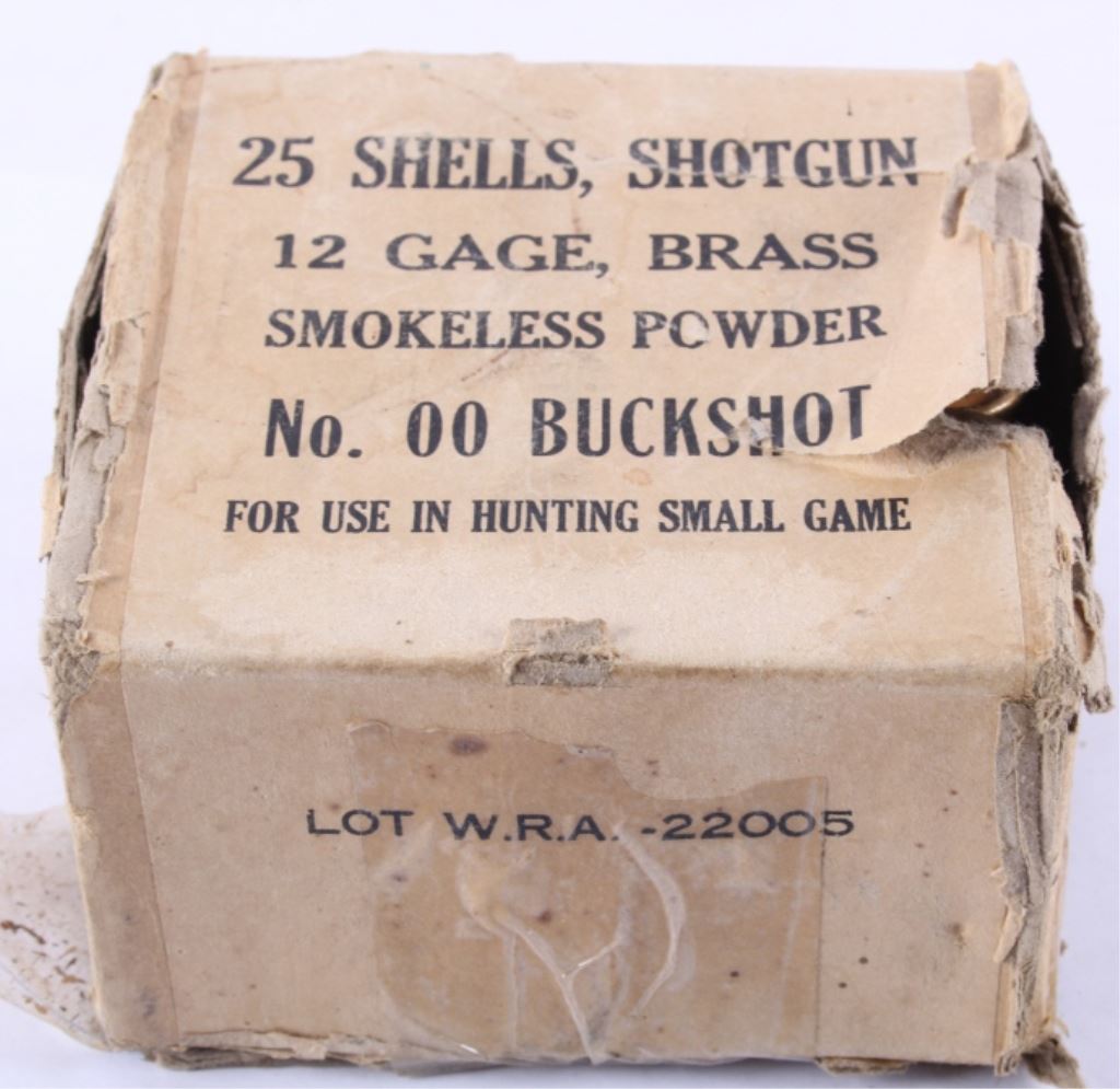 Winchester No. 12 Brass Shotgun Shells circa 1890