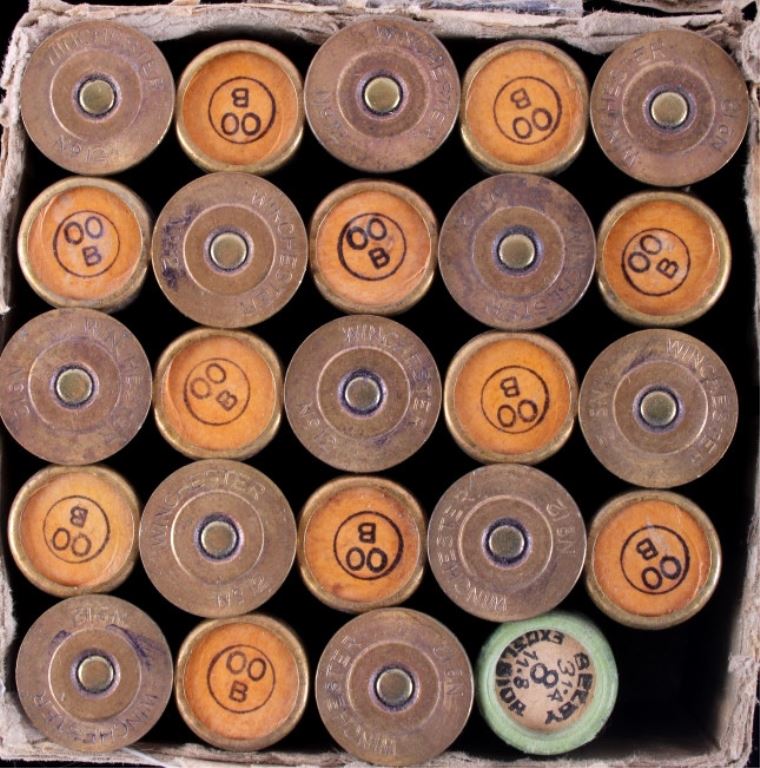 Winchester No. 12 Brass Shotgun Shells circa 1890