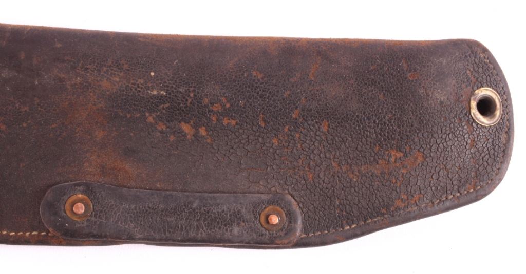 Antique Leather Lever Action Rifle Scabbard