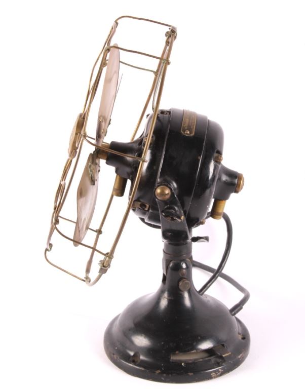General Electric GE Brass Blade Fan early 1900