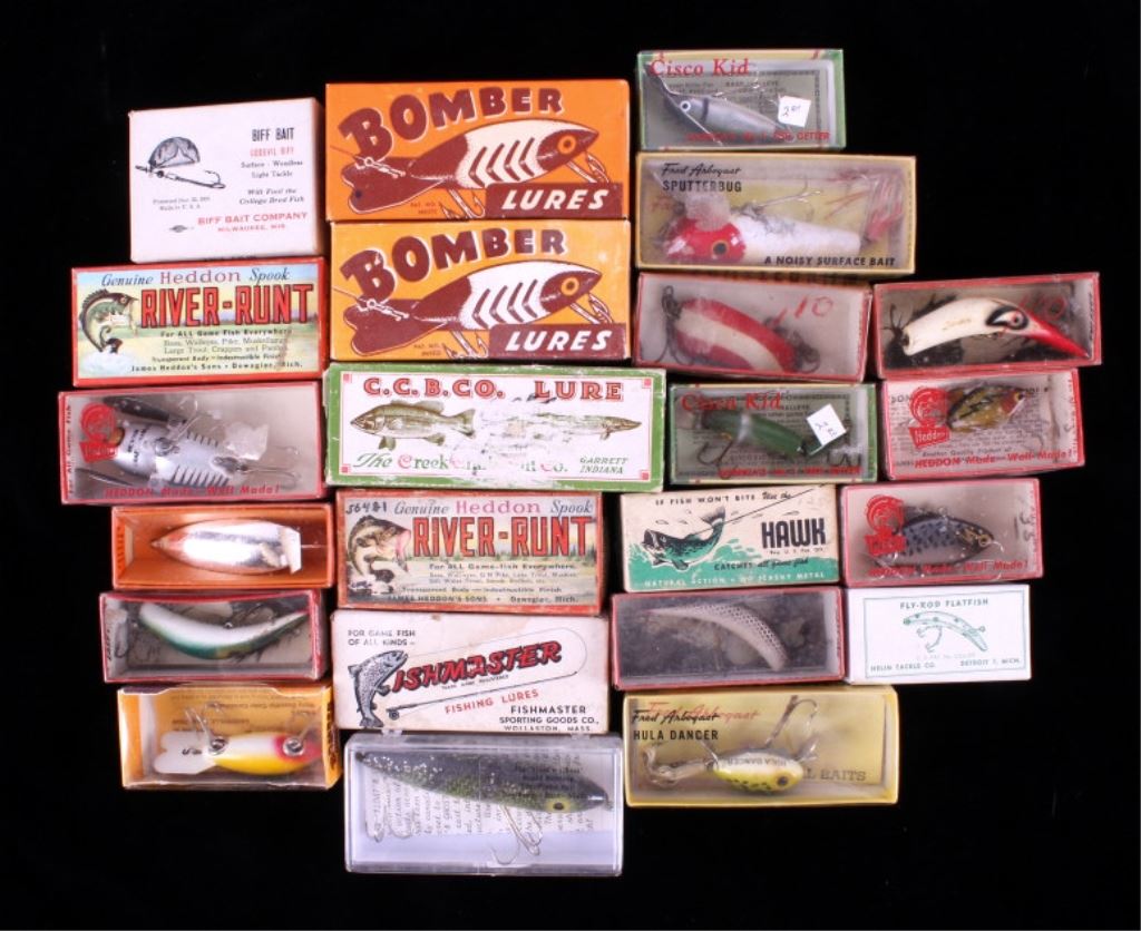 Antique Fishing Lure Collection
