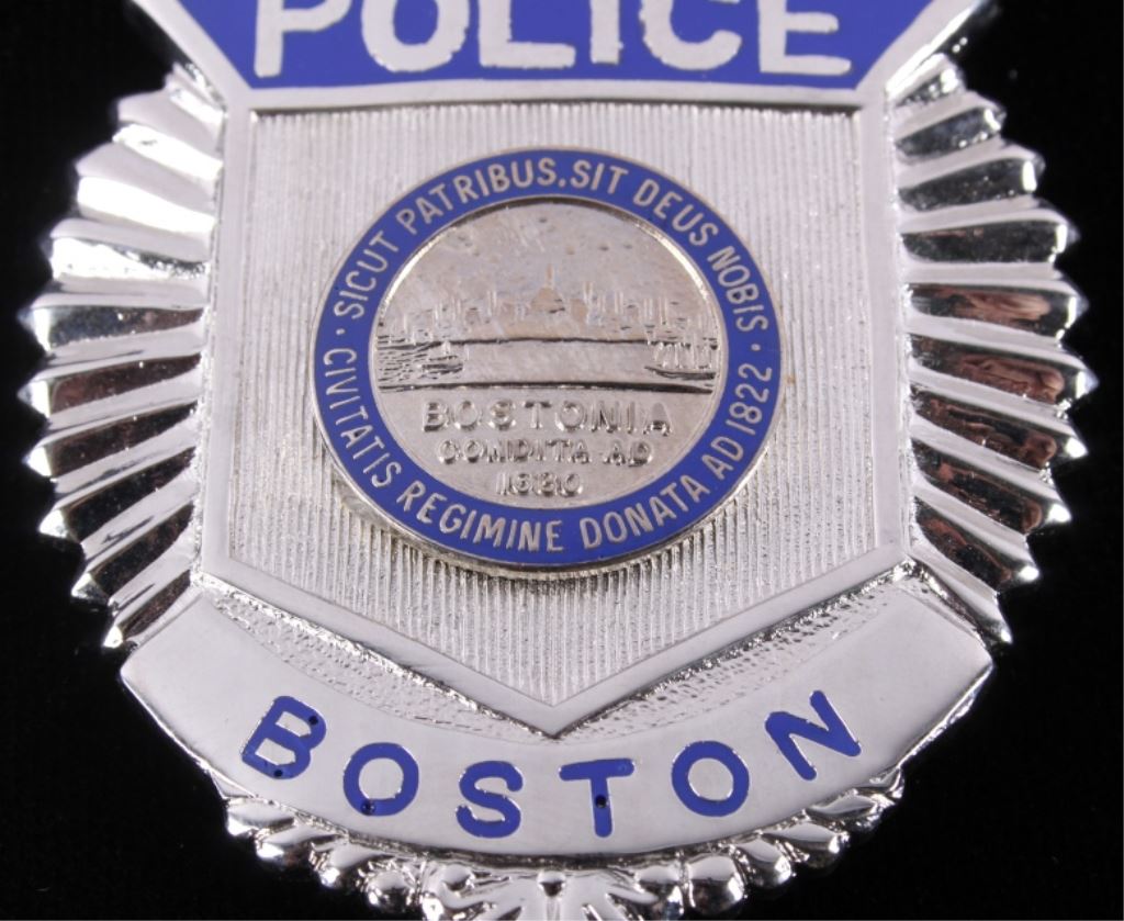 Boston Police Officer Vintage Badge