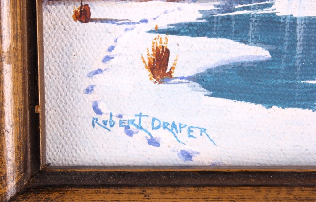 Original Robert Draper Oil on Canvas Painting