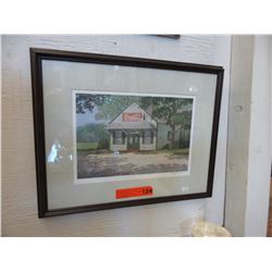 Pencil signed Jim Harrison print