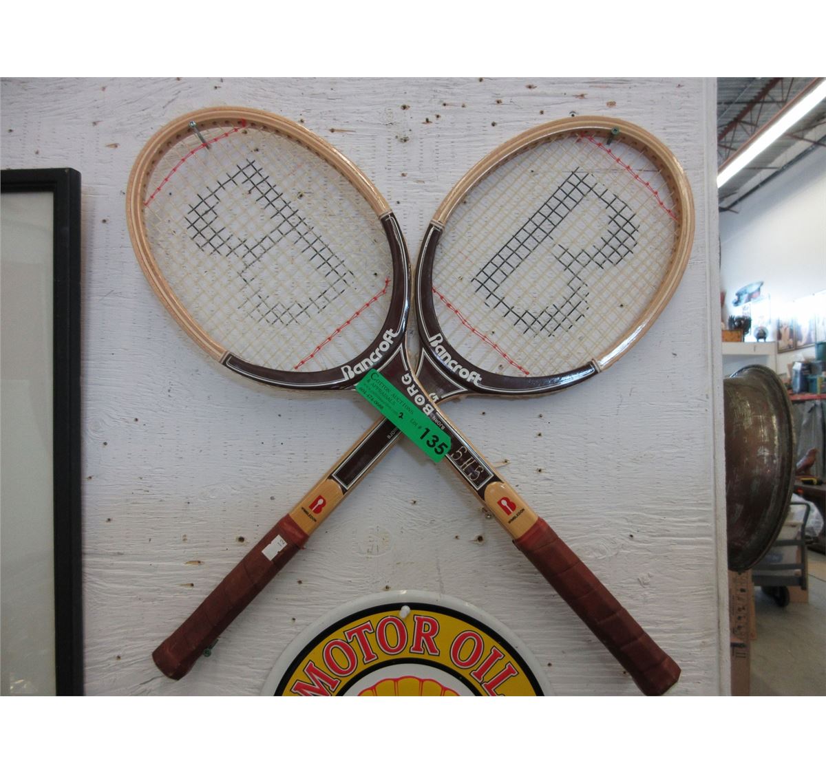 2 Vintage "Bjorn Borg" Bancroft tennis rackets