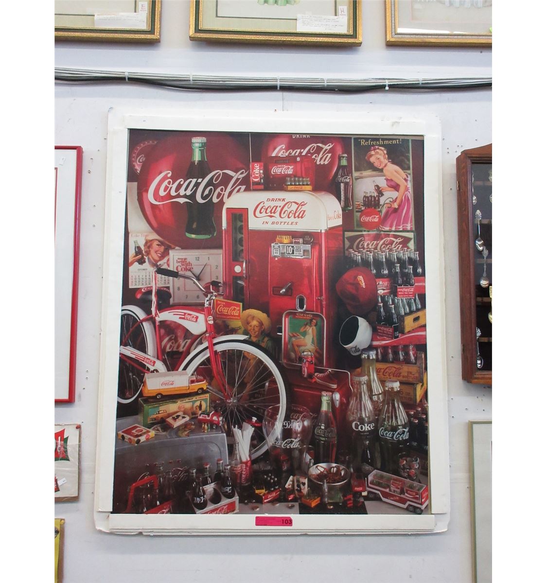 1990 Coca Cola poster