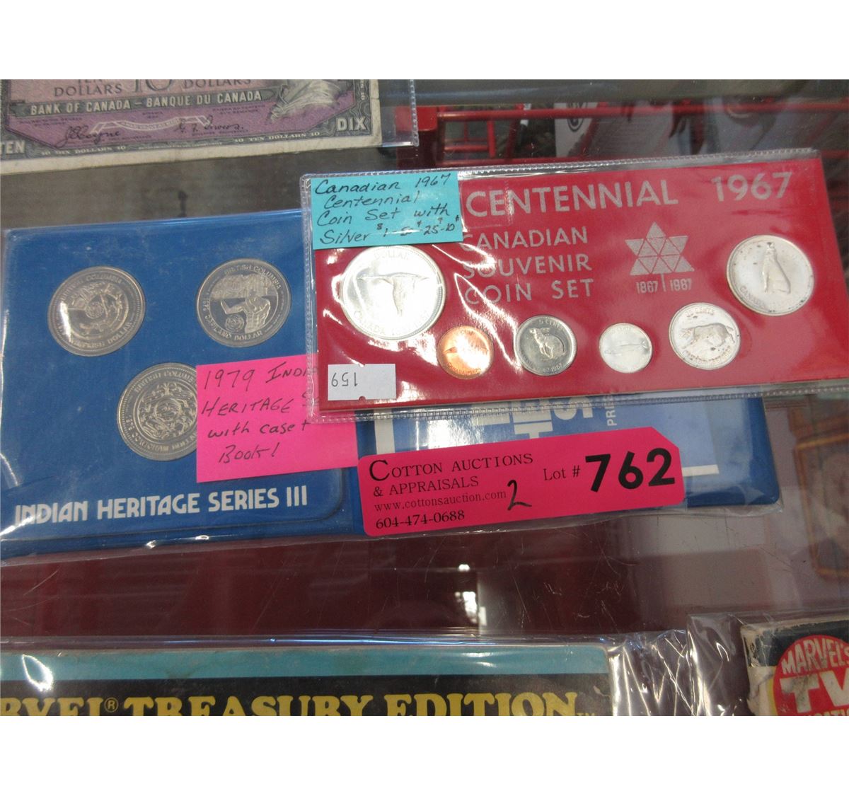 1967 CDN Centennial set & 1979 Indian heritage set