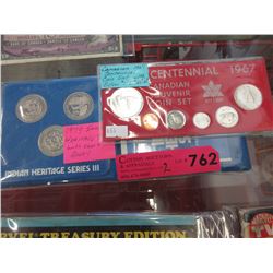1967 CDN Centennial set & 1979 Indian heritage set
