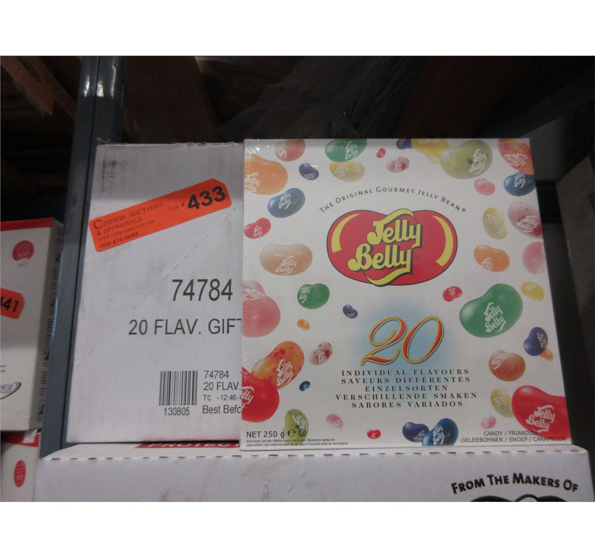 Case of Jelly Belly 20 Flavour gift boxes