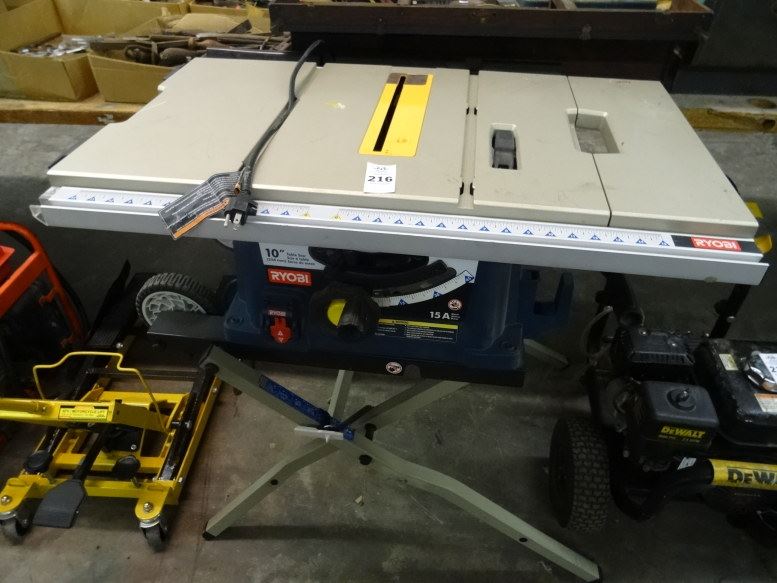 Ryobi Sawbuck Style Portable Table Saw