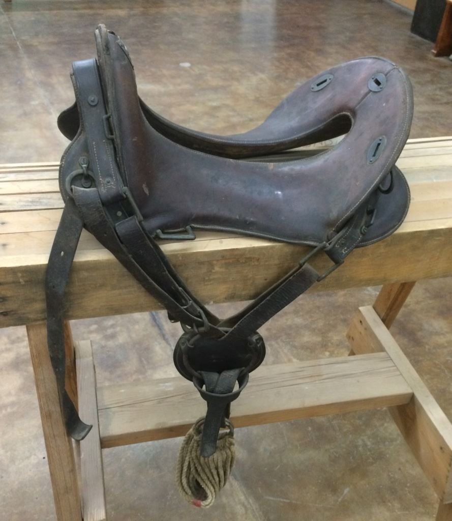 Antique McClellan Military Saddle