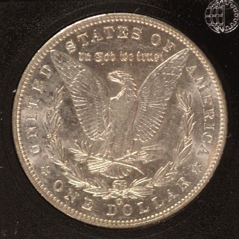 1900-O/CC MORGAN SILVER DOLLAR, CCGS MS-62 SCARCE