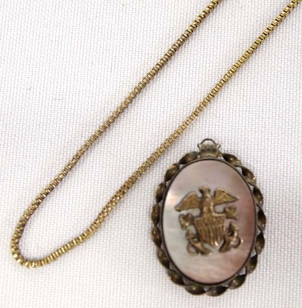 1940 WWII Era U.S. Army Eagle Military Locket