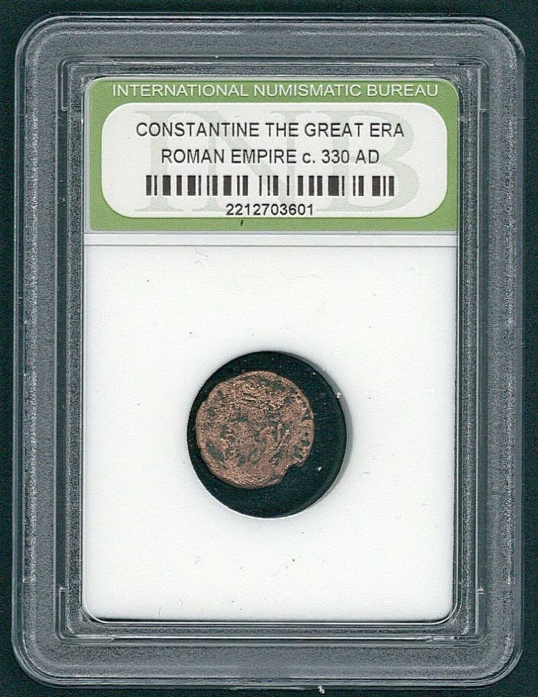 Constantine The Great Era Roman Empire Coin from 330 AD (INB Encapsulated)