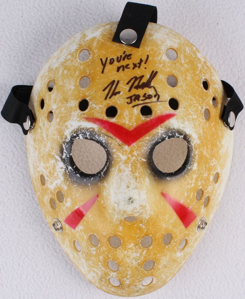 Kane Hodder Signed Jason "Friday the 13th" Hockey Mask Inscribed "You ...