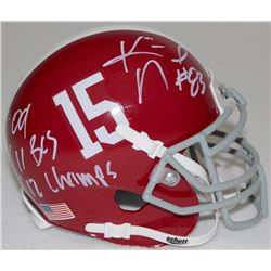 Kevin Norwood Signed Alabama Mini-Helmet inscribed "09, 11, 12 BCS ...