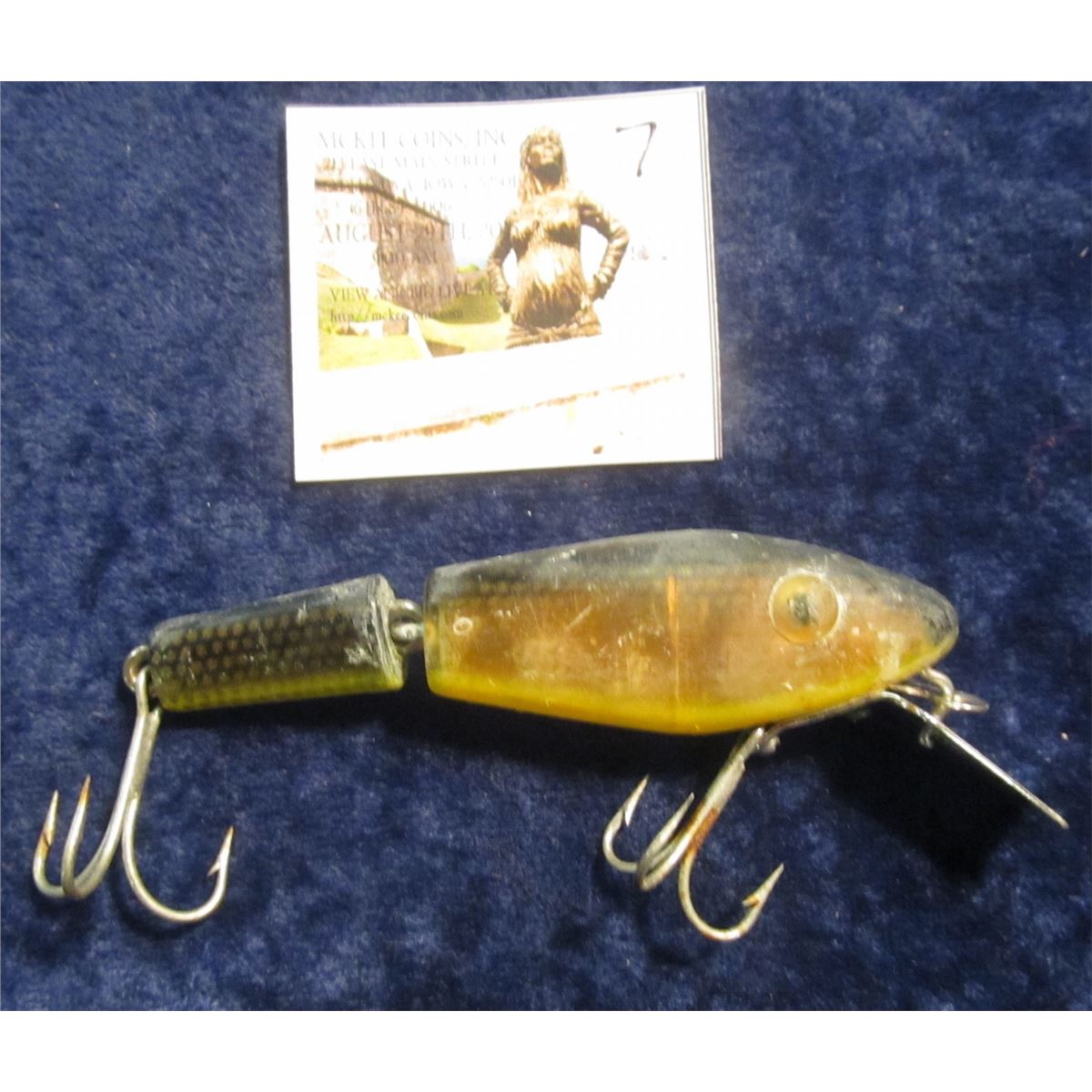 7. "L & S 15M Mirro Lure Sinker" Jointed Minnow. No box.