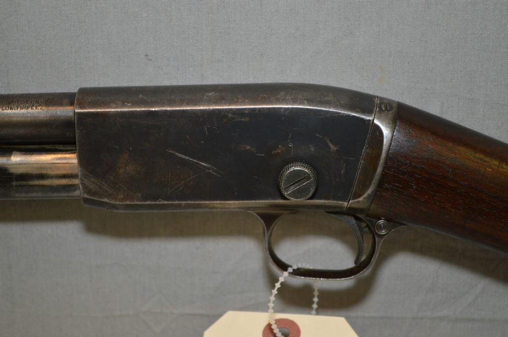Remington Model 12A .22 LR cal Pump Action Rifle w/ 22" bbl [ fading ...