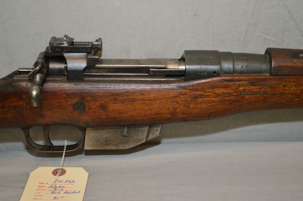 Ross Rifle Co. Model 1910 .303 Brit cal Straight Pull Bolt Action Full ...