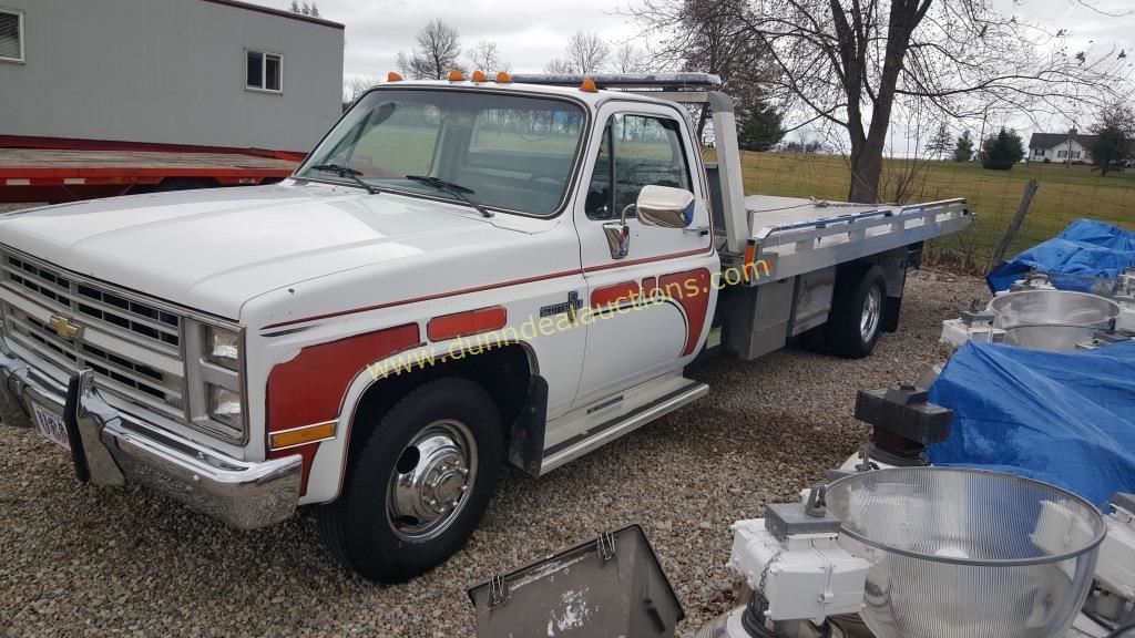1986 Chevrolet 1 Ton 17 ft. Aluminum Rollback Tk