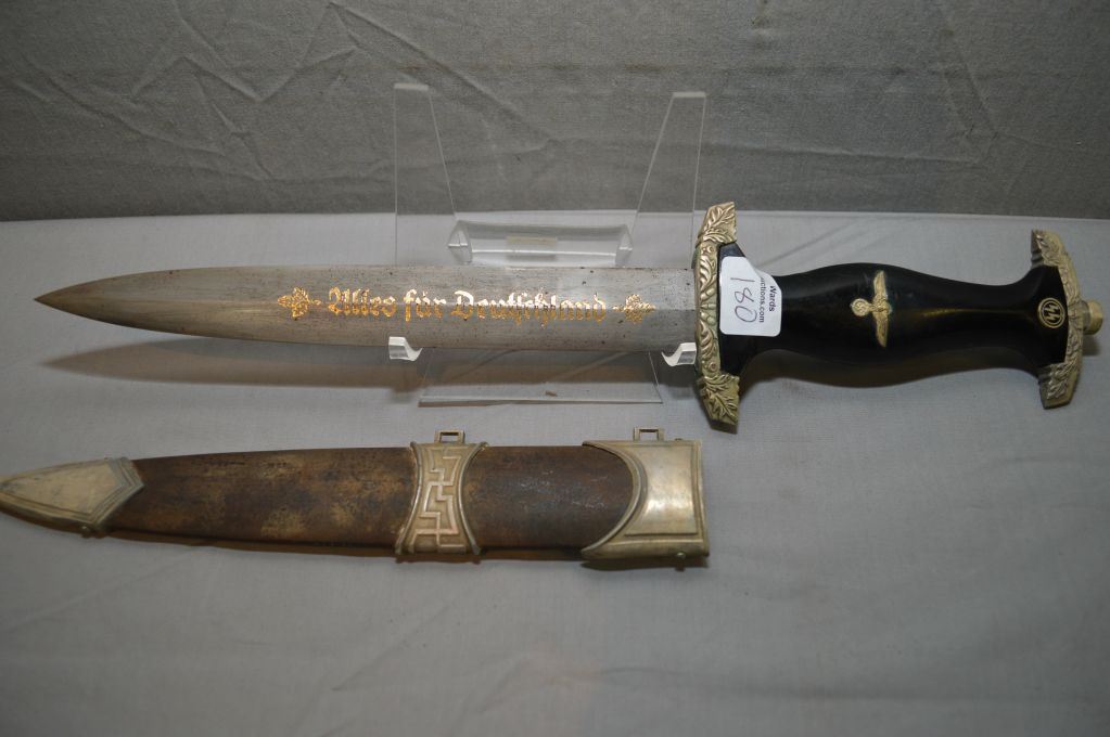 A reproduction Nazi SS dagger