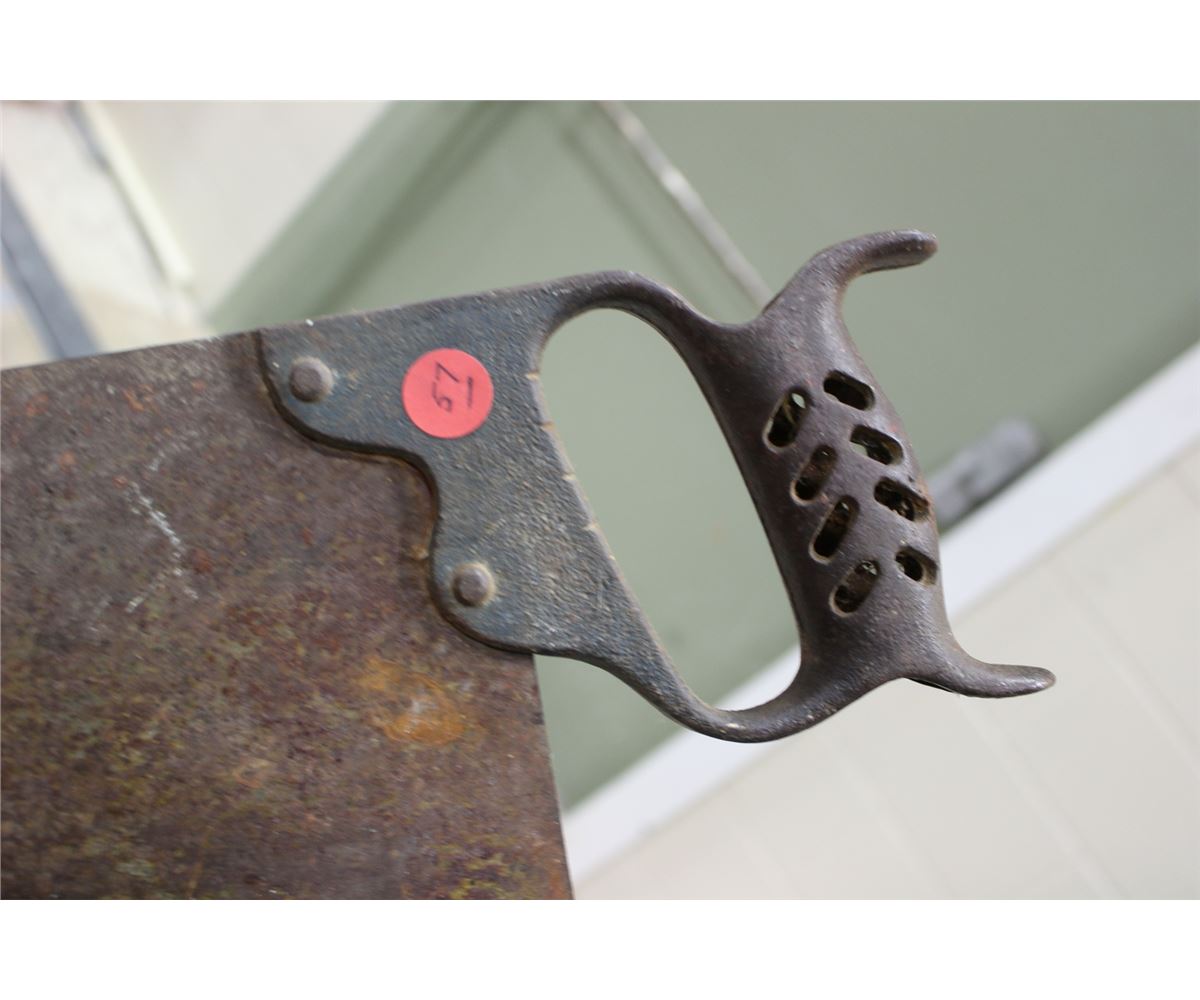 One Man Cross Cut Saw with Cast Handle