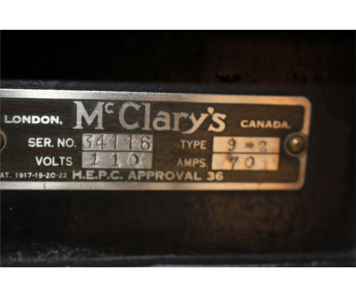 1918 -1922 McClary Electric Cook Stove (Nickel Plated) with Warming ...