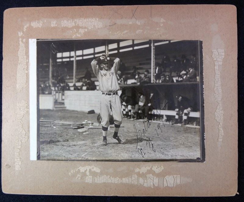 RAY CALDWELL AUTOGRAPHED 5X7 SEPIA PHOTOGRAPH YANKEES BASEBALL W/COA ...