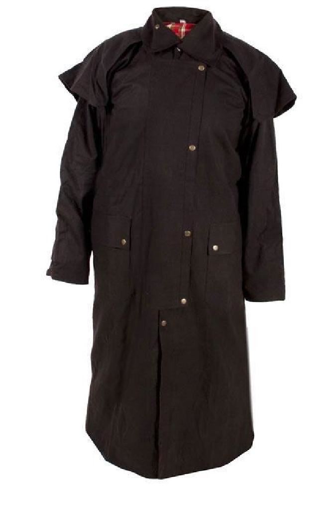 !NEW! Western Full Length Australian Oilskin Duster Coat S - 6XL [C0021]