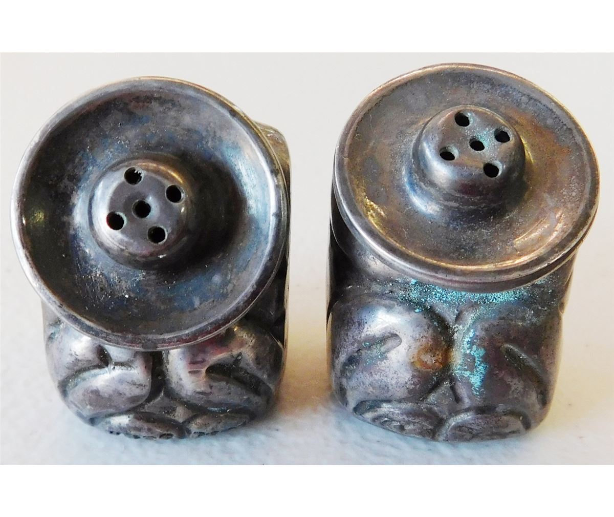 Mexican Sterling Silver Salt & Pepper Shakers