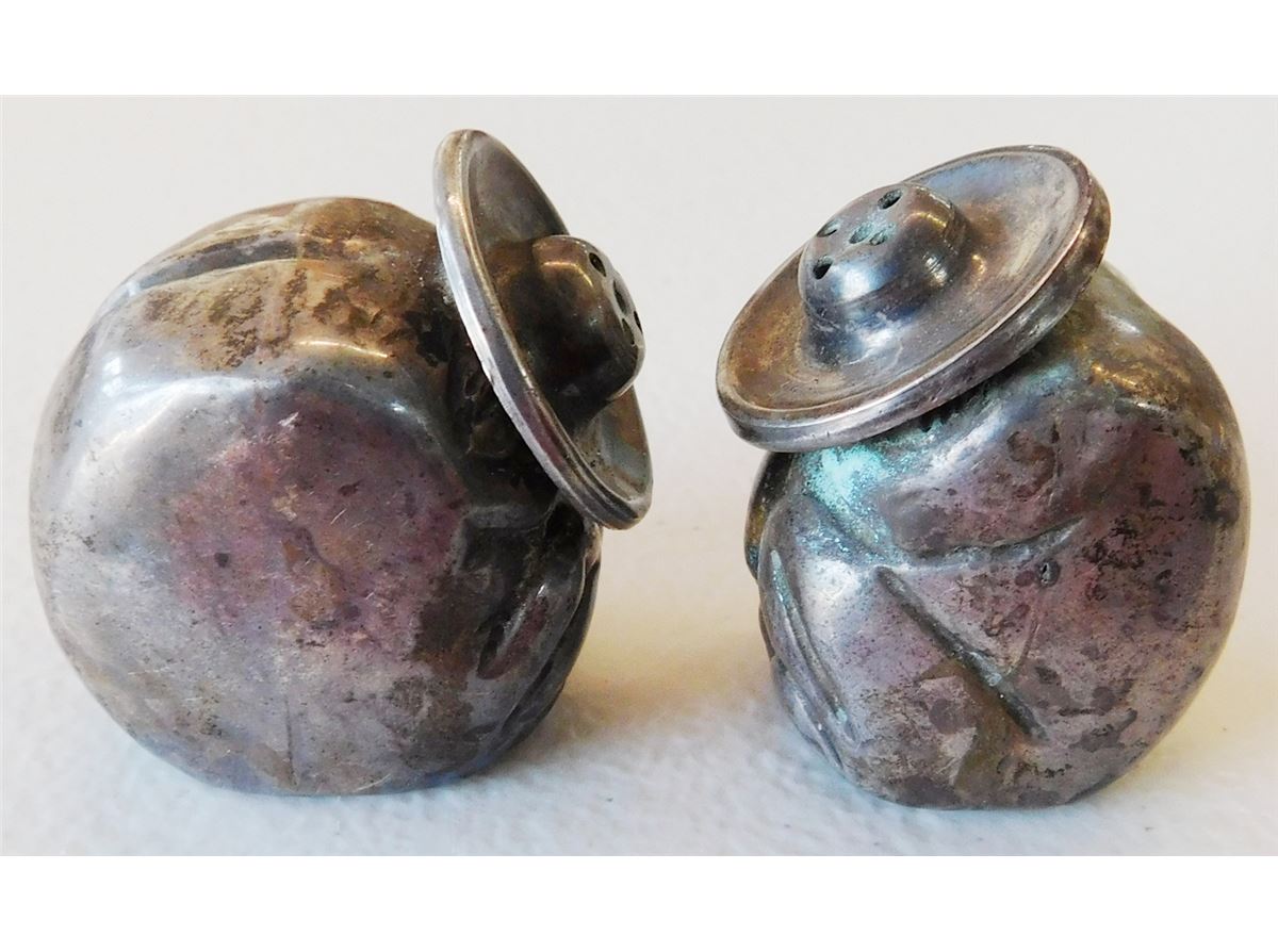 Mexican Sterling Silver Salt & Pepper Shakers