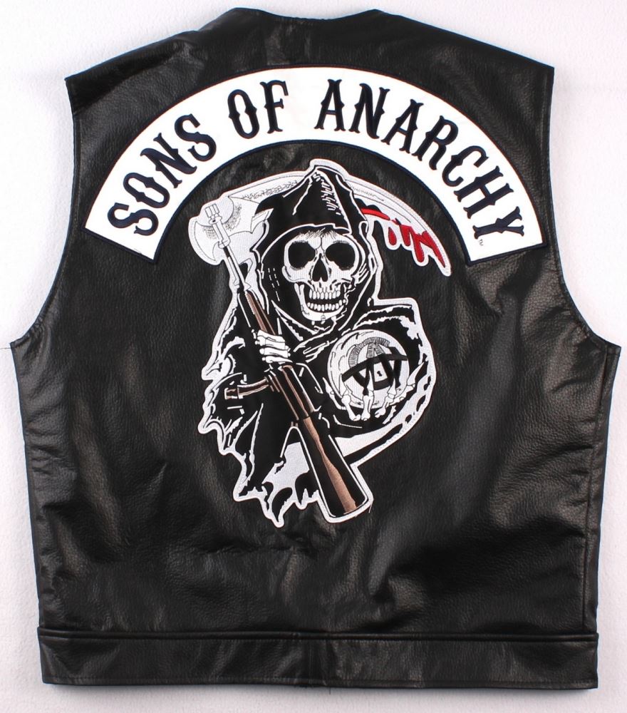 "Sons of Anarchy" Vest with Reaper Patch