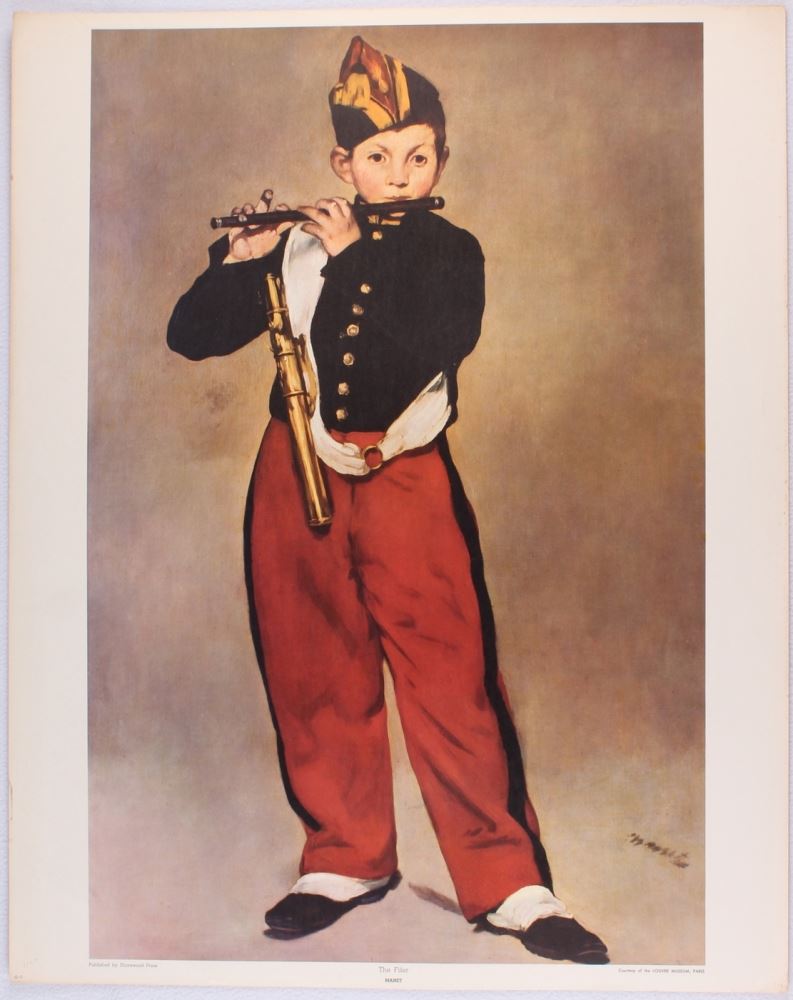 Manet "The Fifer" Vintage 1960s 22x28 Vintage Realist LE Official ...