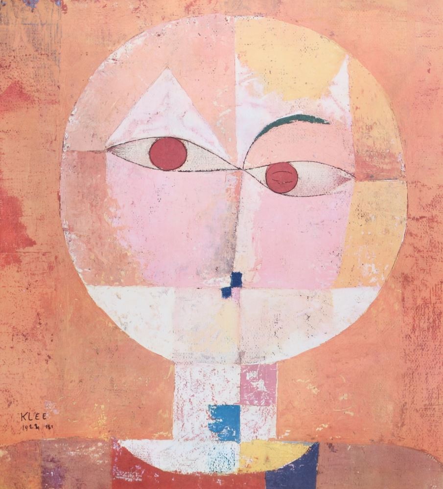 Paul Klee "Head of a Man" Vintage 1960s 22x28 LE Official Authorized ...