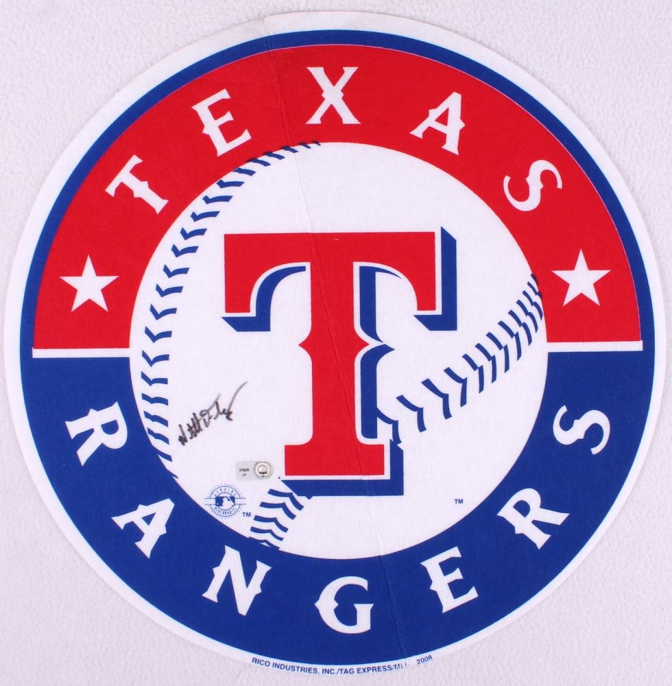 Neftali Feliz Signed Rangers Pennant (MLB Hologram)