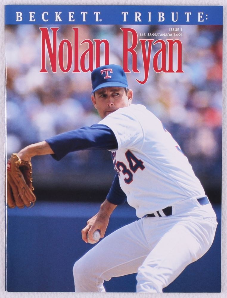 Vintage 1993 Beckett Tribute Magazine with Nolan Ryan on Cover