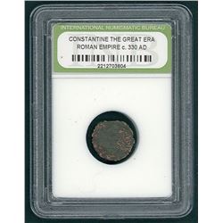 Constantine The Great Era Roman Empire Coin from 330 AD (INB Encapsulated)