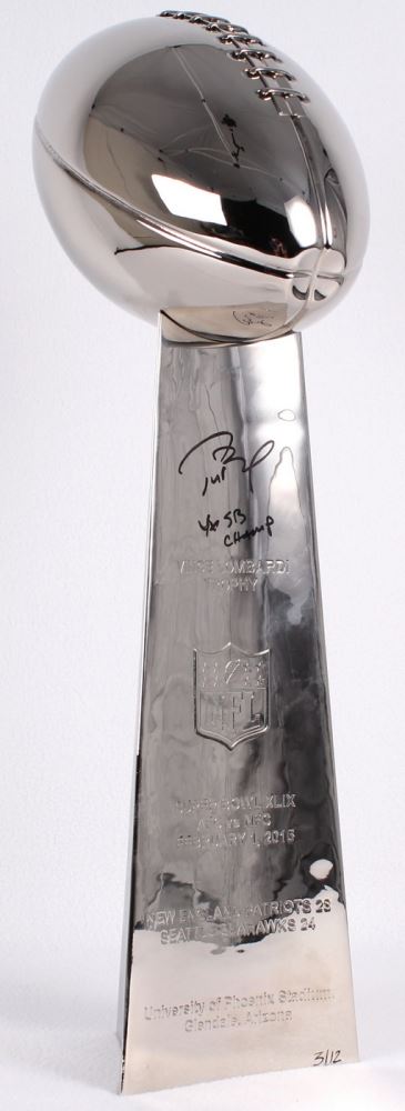 Tom Brady Signed Full-Size High Quality Replica LE Super Bowl XLIX ...