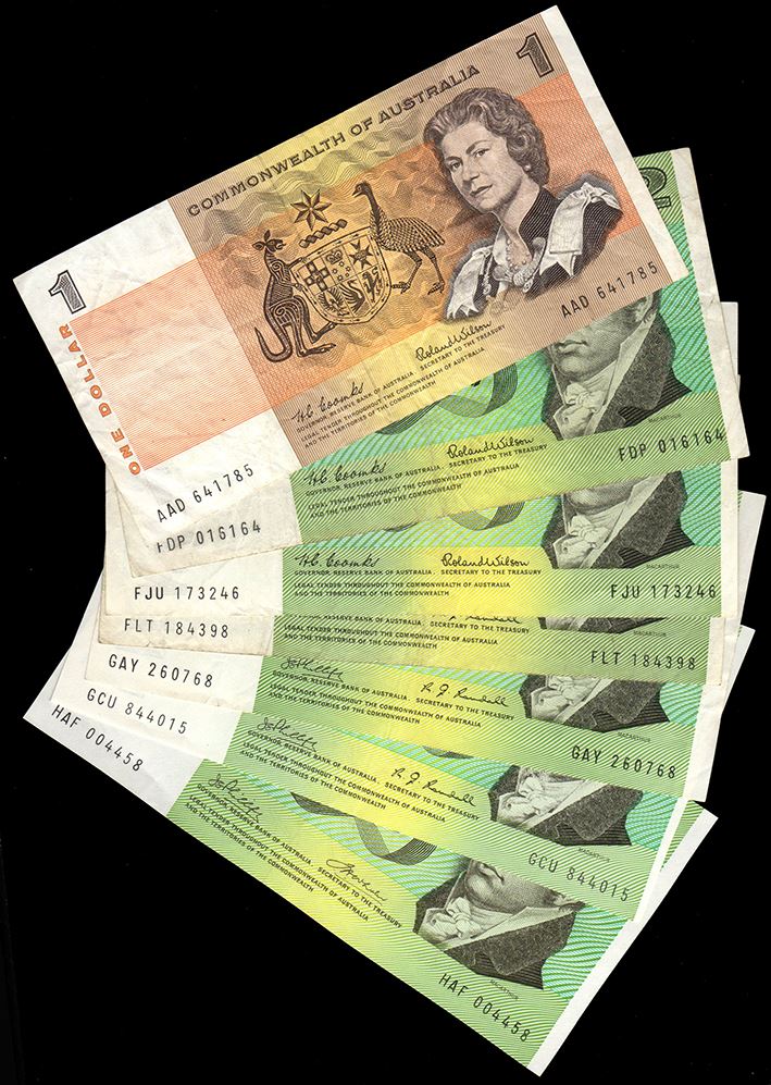 Australia, Decimal Banknotes (1966 to 1972)