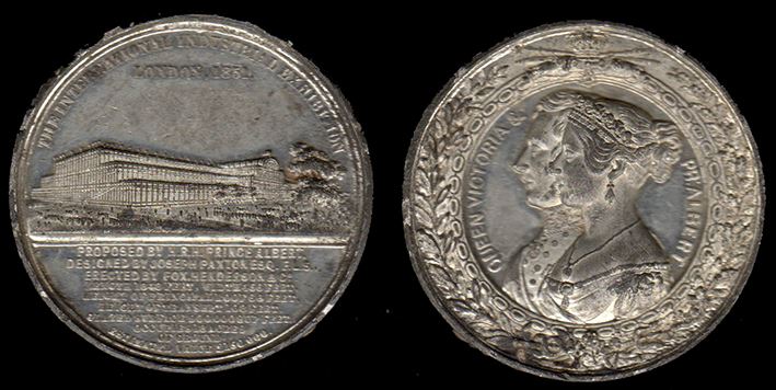 Great Britain, Medallion, Queen Victoria, 1851, The International ...