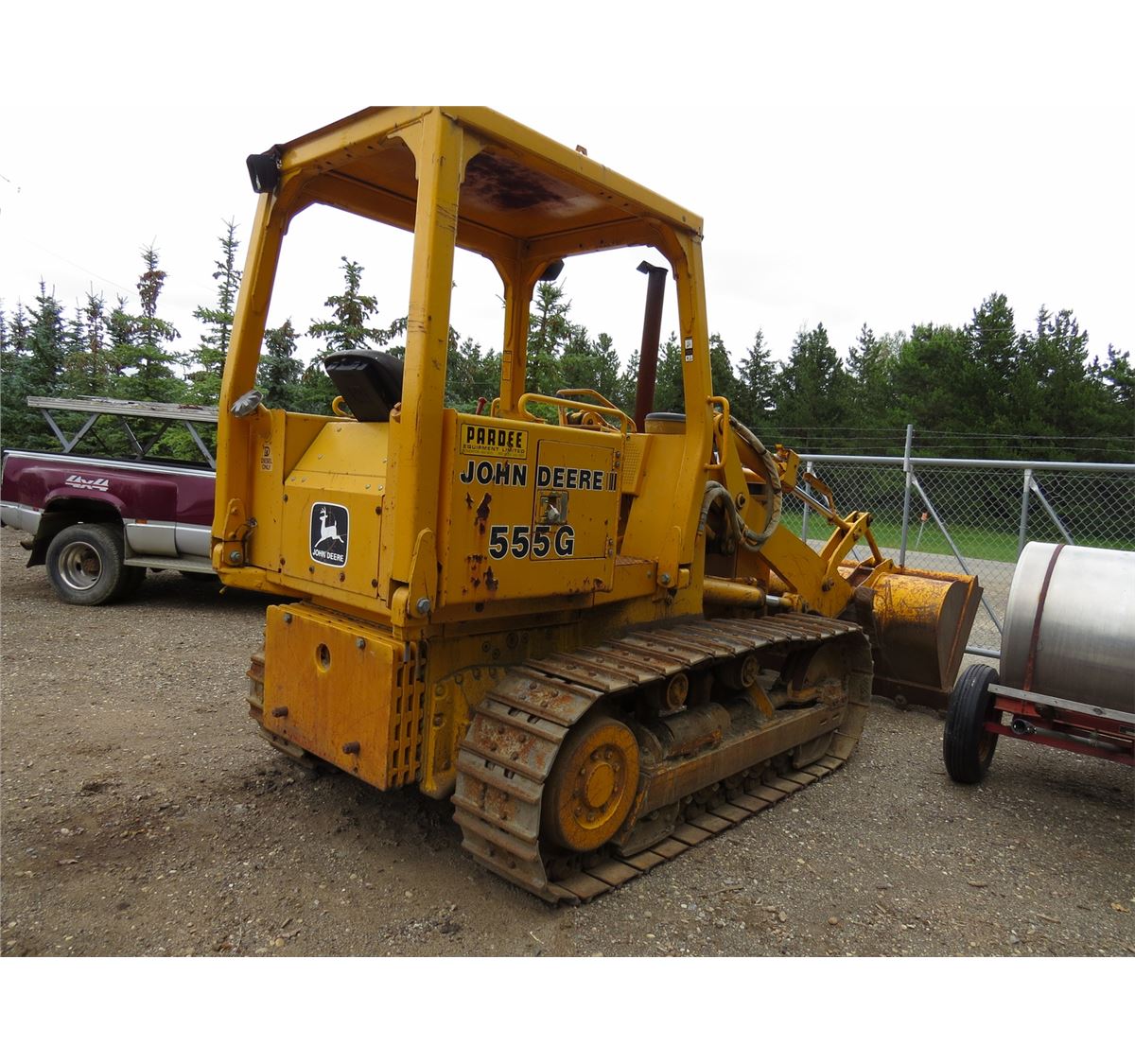 1991 JOHN DEERE 555G CRAWLER/TRACK LOADER