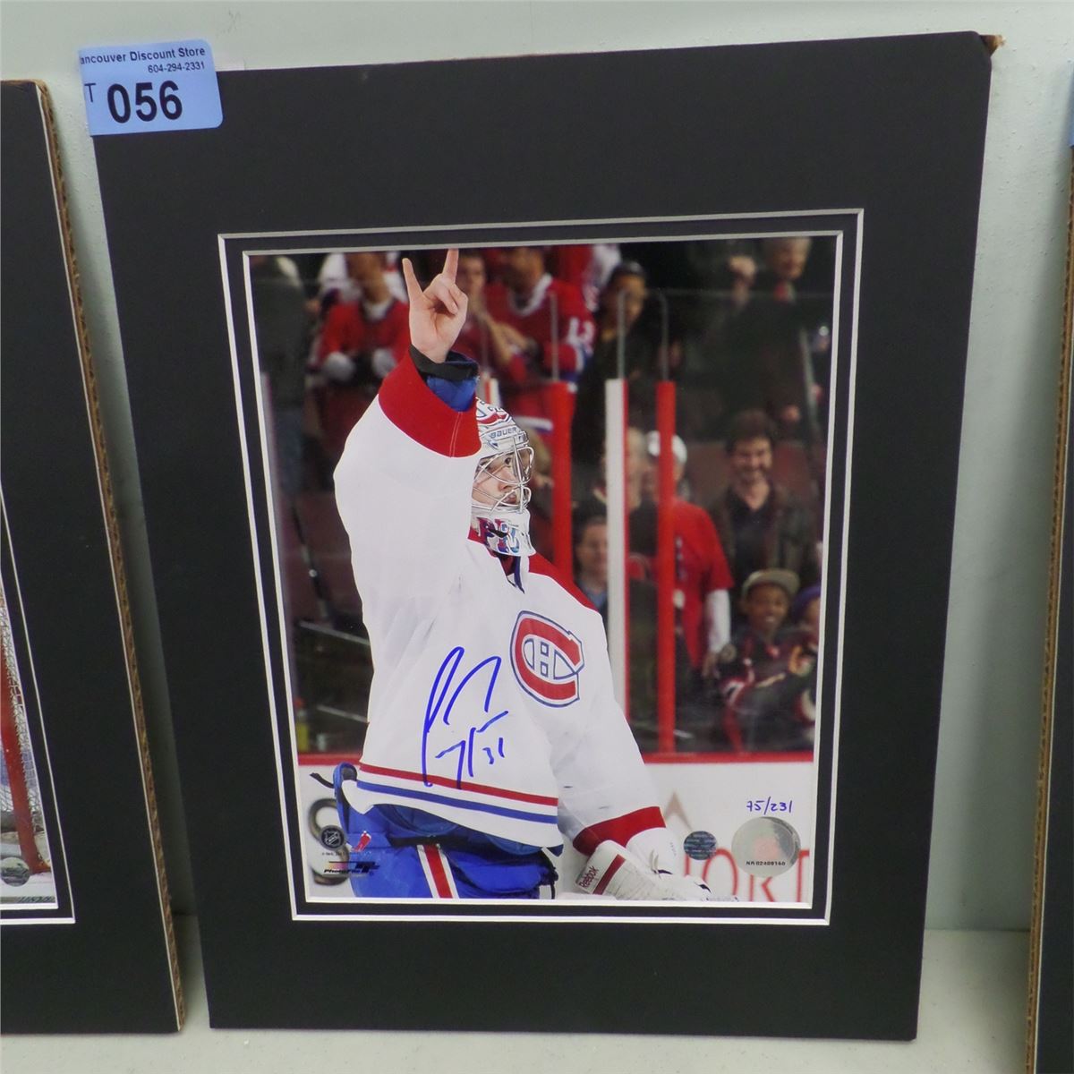 SIGNED CAREY PRICE PHOTO (14X11)