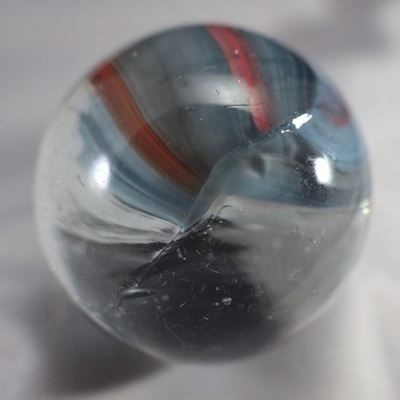 Lot 126: Marble King Inc. Berry Pink Patch. 1". M- 9.0