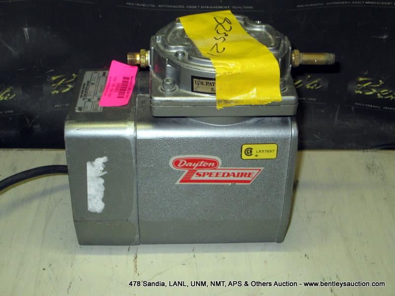 DAYTON LR37697 SPEEDAIRE PUMP (print sequence:) 68485