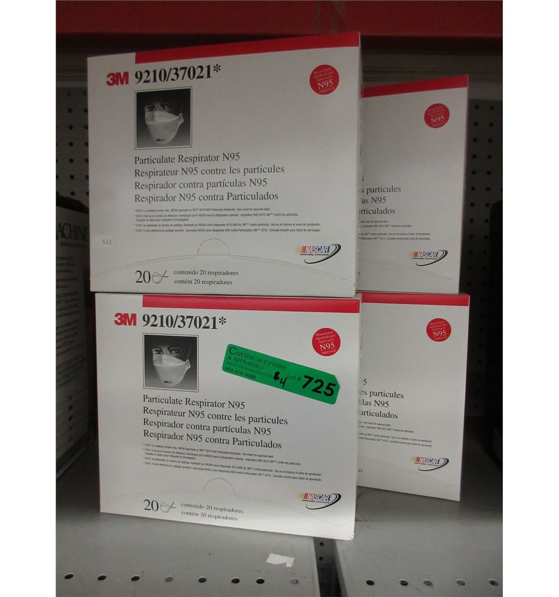 4 Boxes of 3M face masks