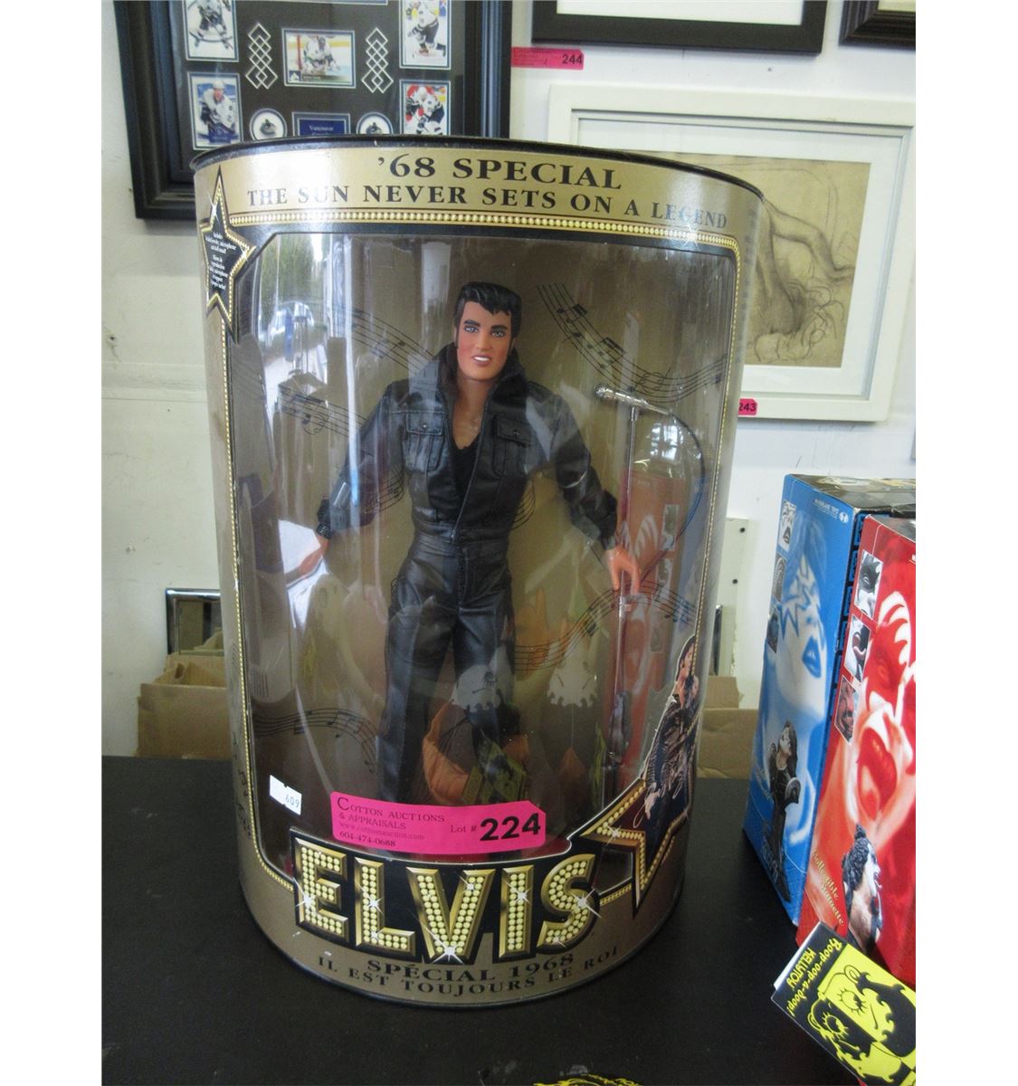 Authorized Elvis Presley commemorative figurine