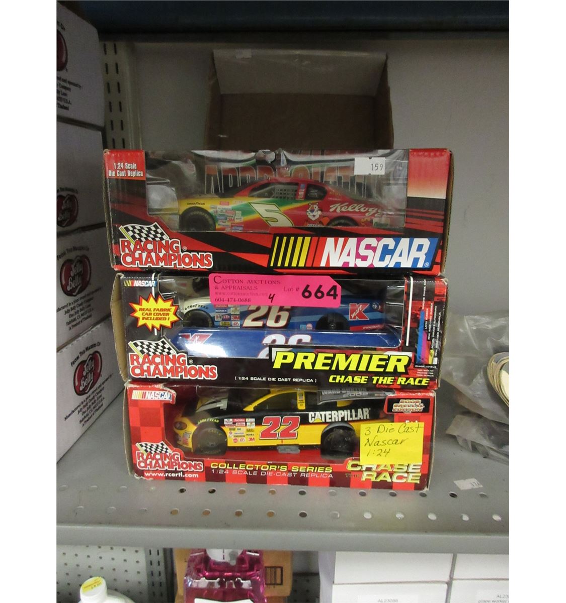 4 Boxes of NASCAR collectibles