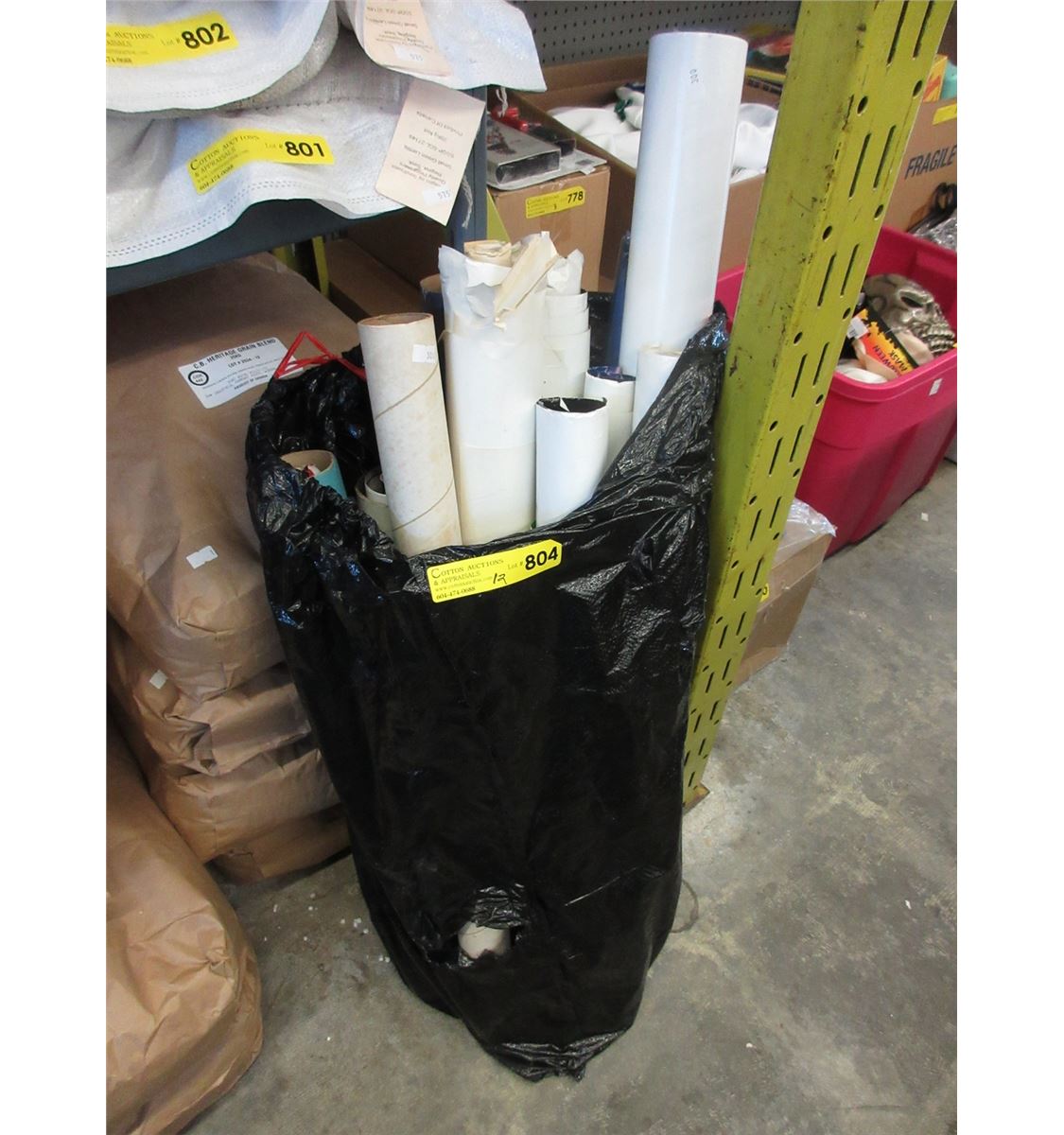 12 Rolls of vintage posters