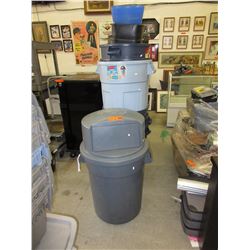 15 Used trash cans