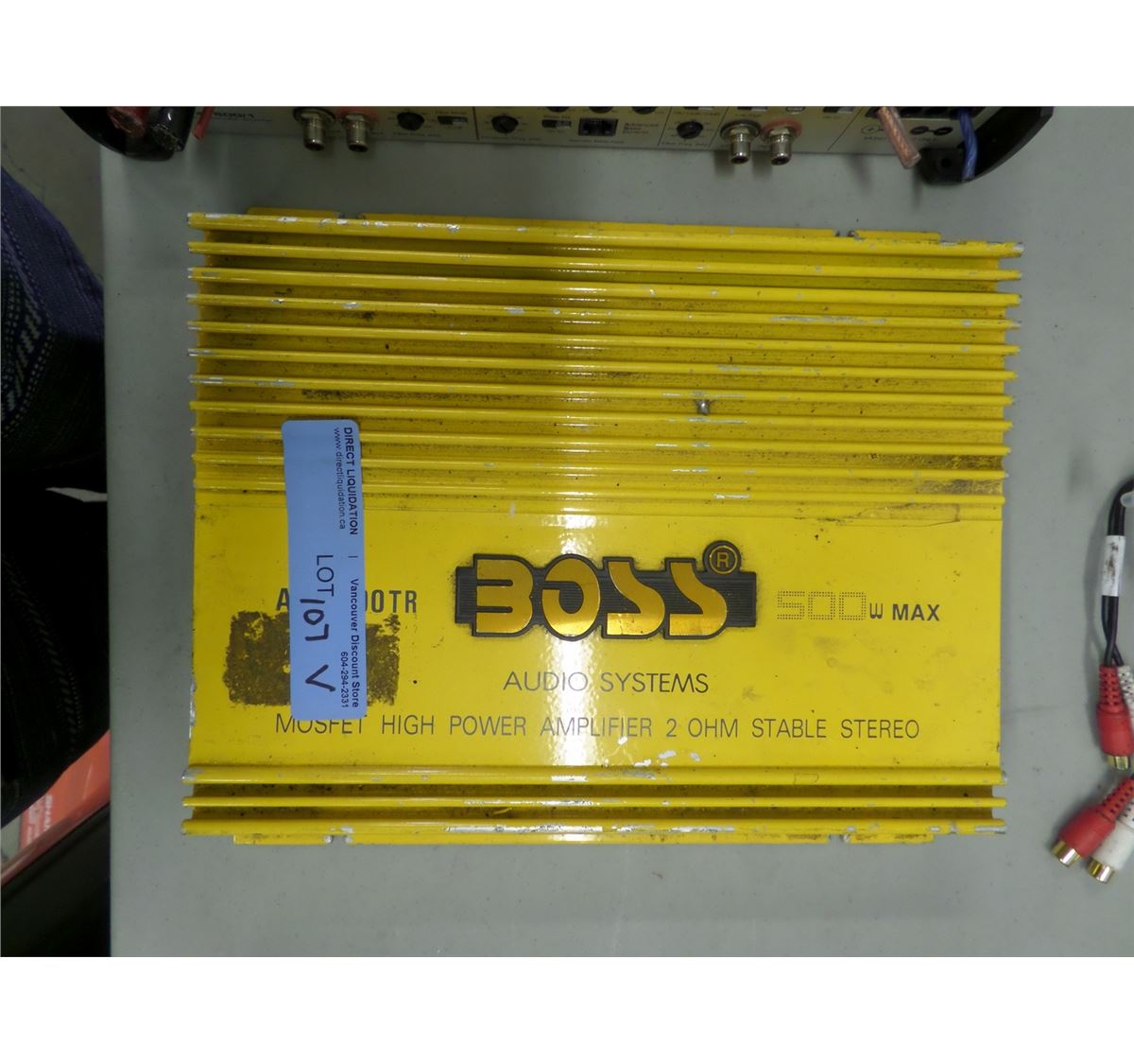 BOSS 500 WATT AMPLIFIER